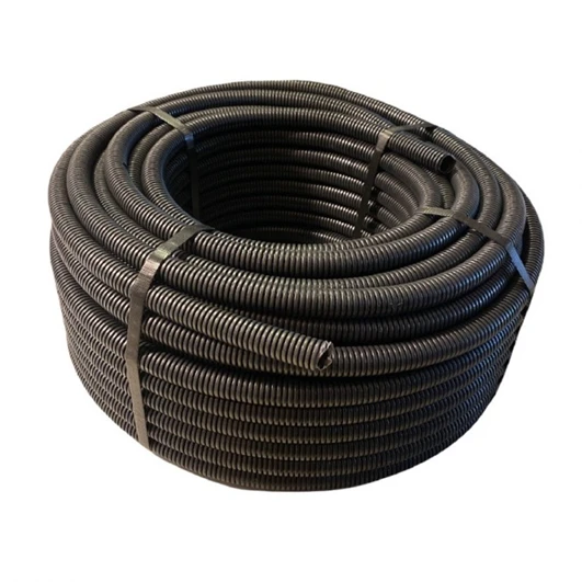 Tubo pieghevole corrugato nero in PVC CF18 Fimp | Echome